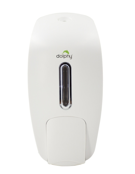 Dolphy Manual Soap-Sanitiser Dispenser 800ML White - DSDR0053