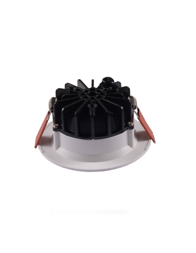 Elite 100 LED Downlight 10 watt 60 deg Dimmable & LP Dia.100mm - Nickel